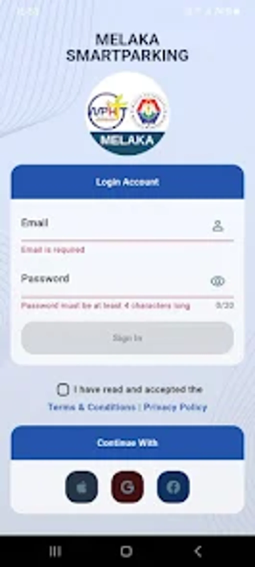 Android 용 MELAKA SMART PARKING - 다운로드