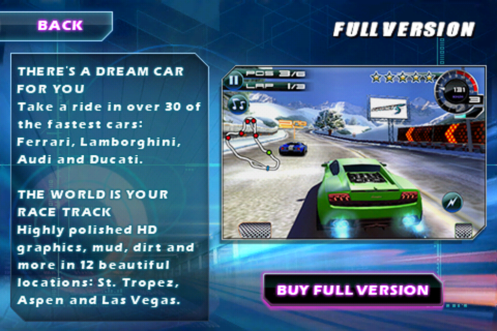 Asphalt 5 FREE voor iPhone - Download
