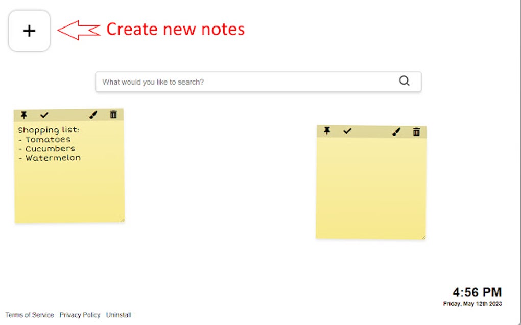 Sticky Notes Tab Google Chrome 용 - 확장 프로그램 다운로드
