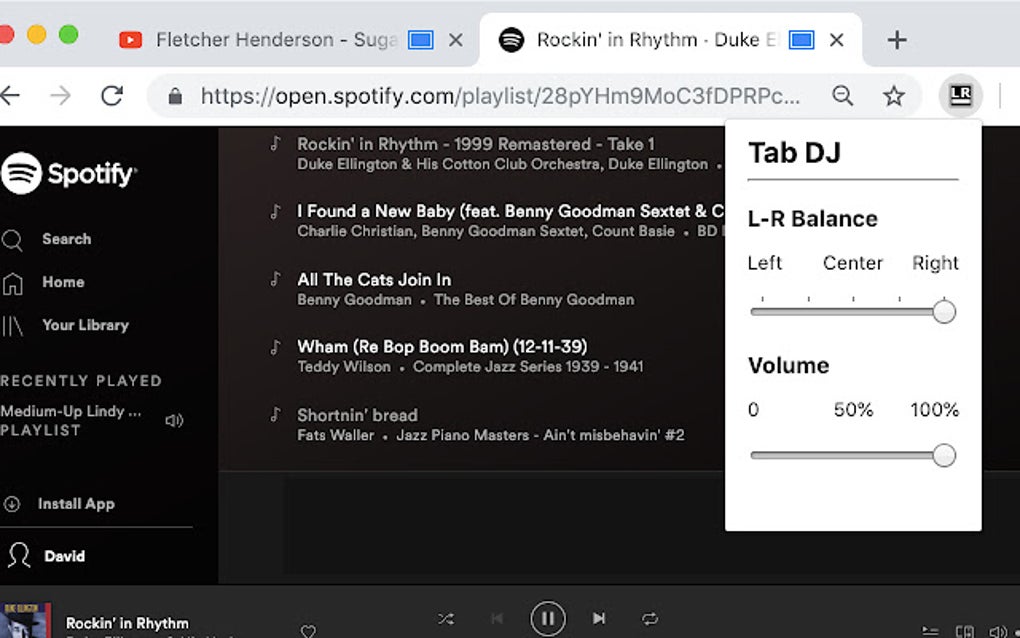 Tab DJ for Google Chrome - Extension Download