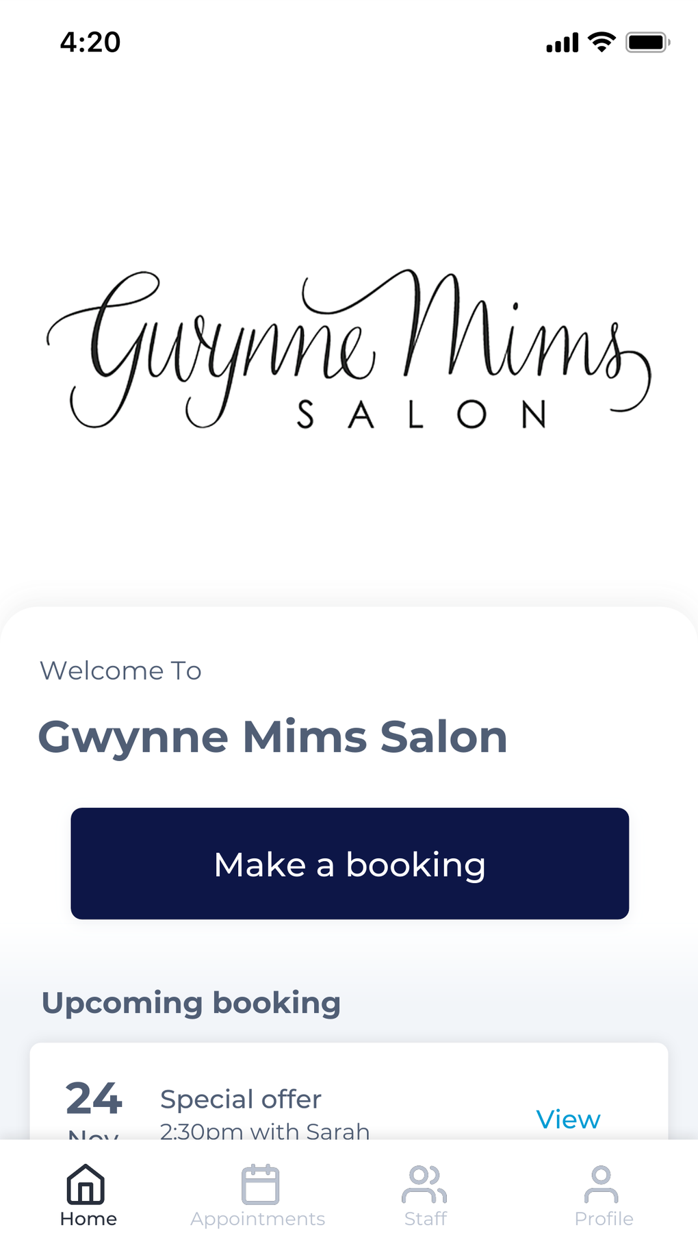 Gwynne Mims Salon for iPhone - Download