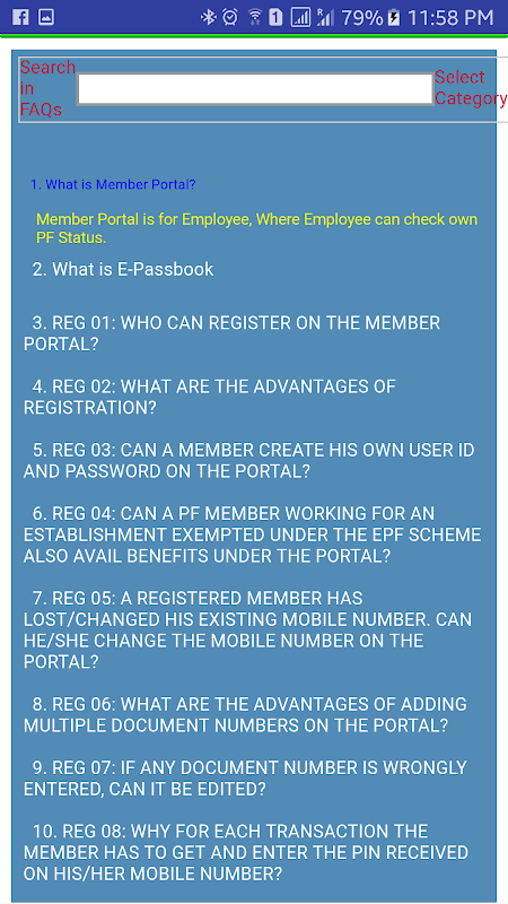 PF Balance, Passbook, Claim Status,KYC,UAN service para Android - Descargar