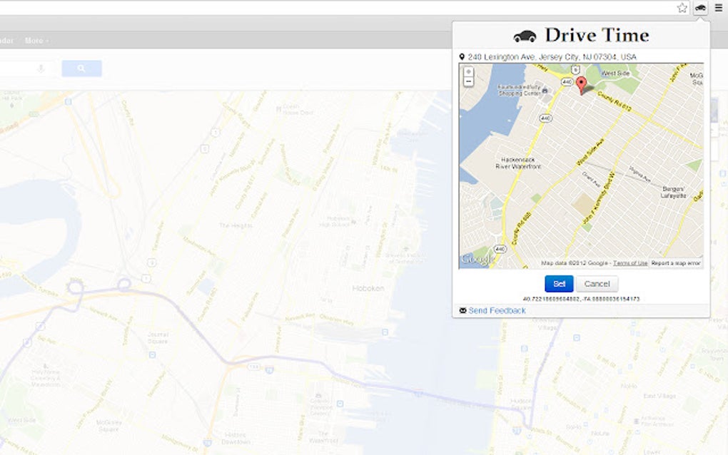 Drive Time for Google Chrome - Extension Download