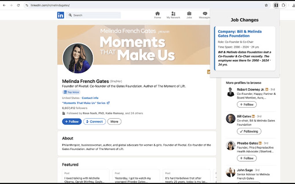 Linkedin Experience Scraping for Google Chrome - Extension Download