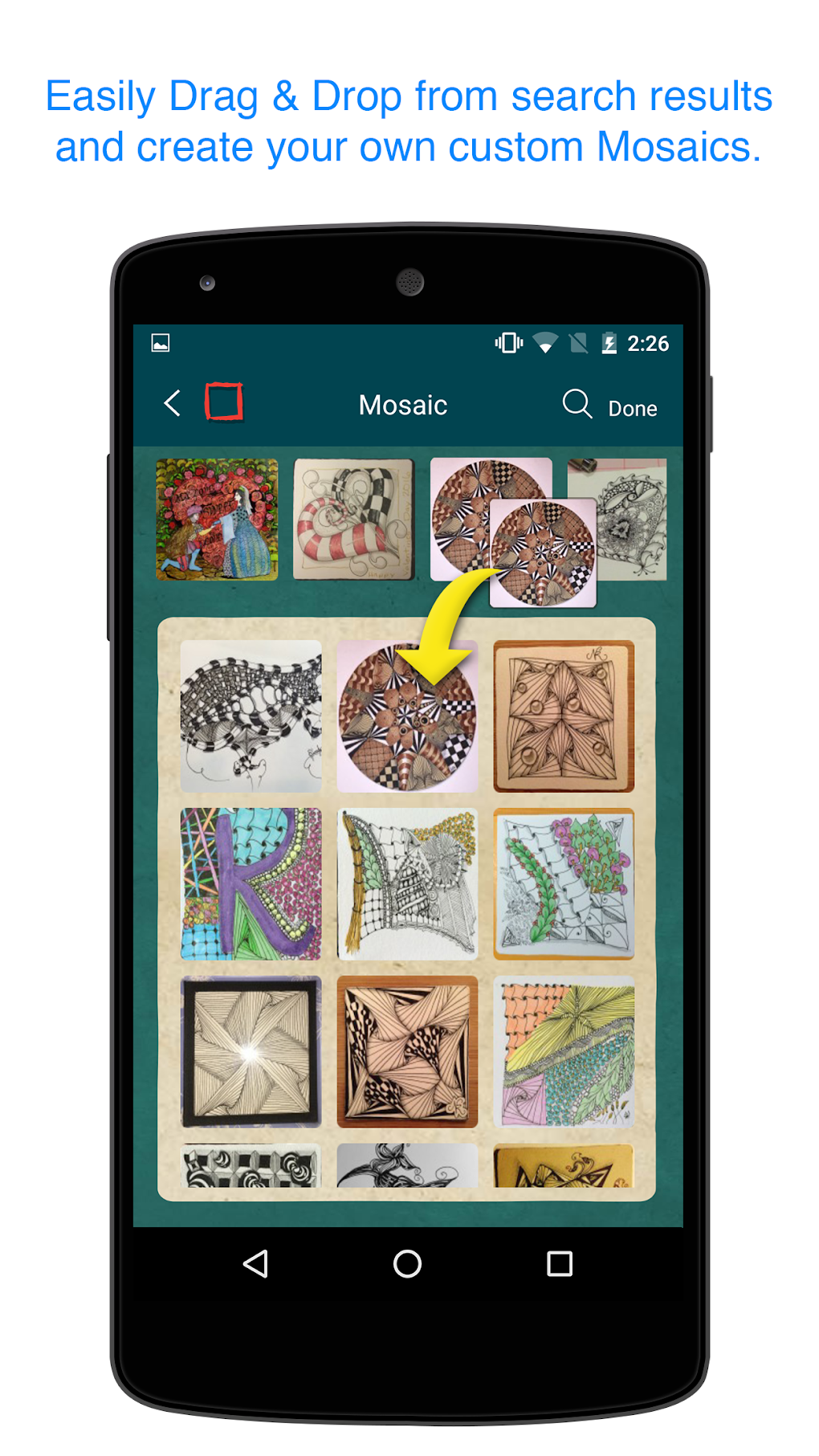 Zentangle Mosaic for Android - Download