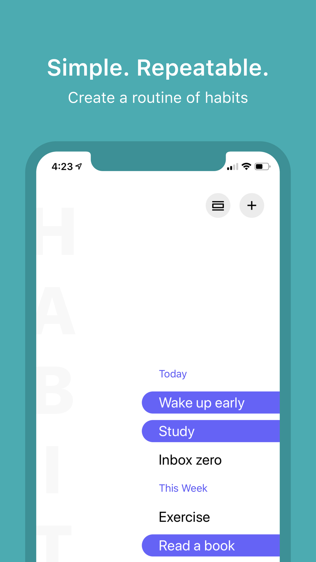 Petual Daily Habits for iPhone - Download Petual Daily Habits for iPhone - Download