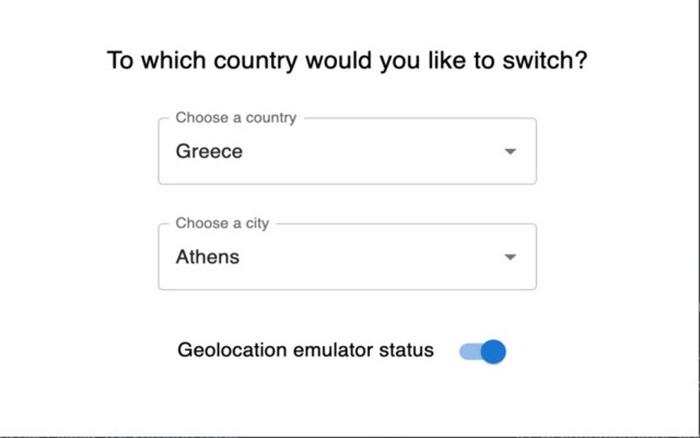 Browser location simulator para Google Chrome - Extensión Descargar