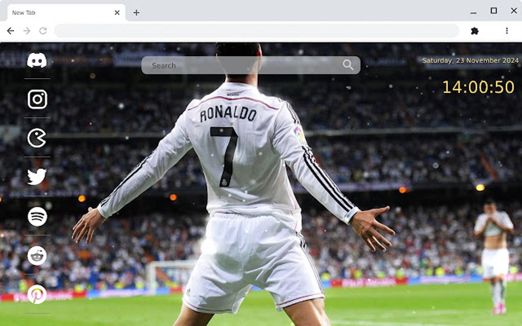Cristiano Ronaldo Iconic Live Wallpaper pour Google Chrome - Extension ...