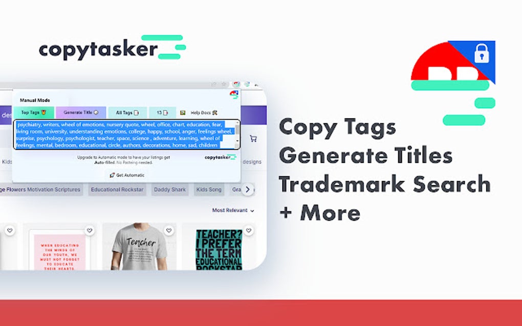 Copy Tags Redbubble Keywords Title Copytasker for Google Chrome - 拡張機能 ...