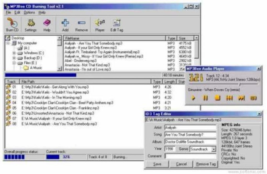 MP3Bee CD Burning Tool - Descargar