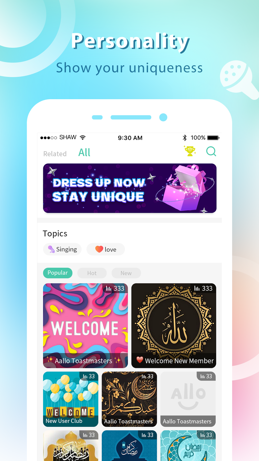 Allo-Group Voice Chat Room for Android - Download