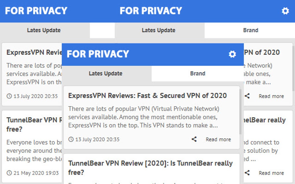 For Privacy - Latest News Update for Google Chrome - Extension Download