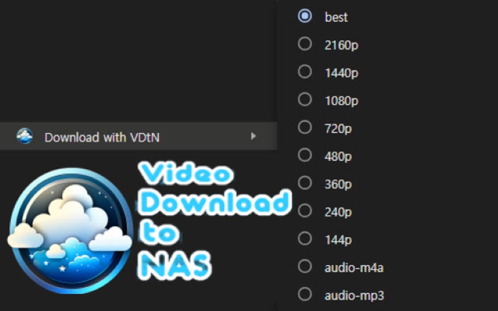 Video Download to NAS for Google Chrome - Extension Download