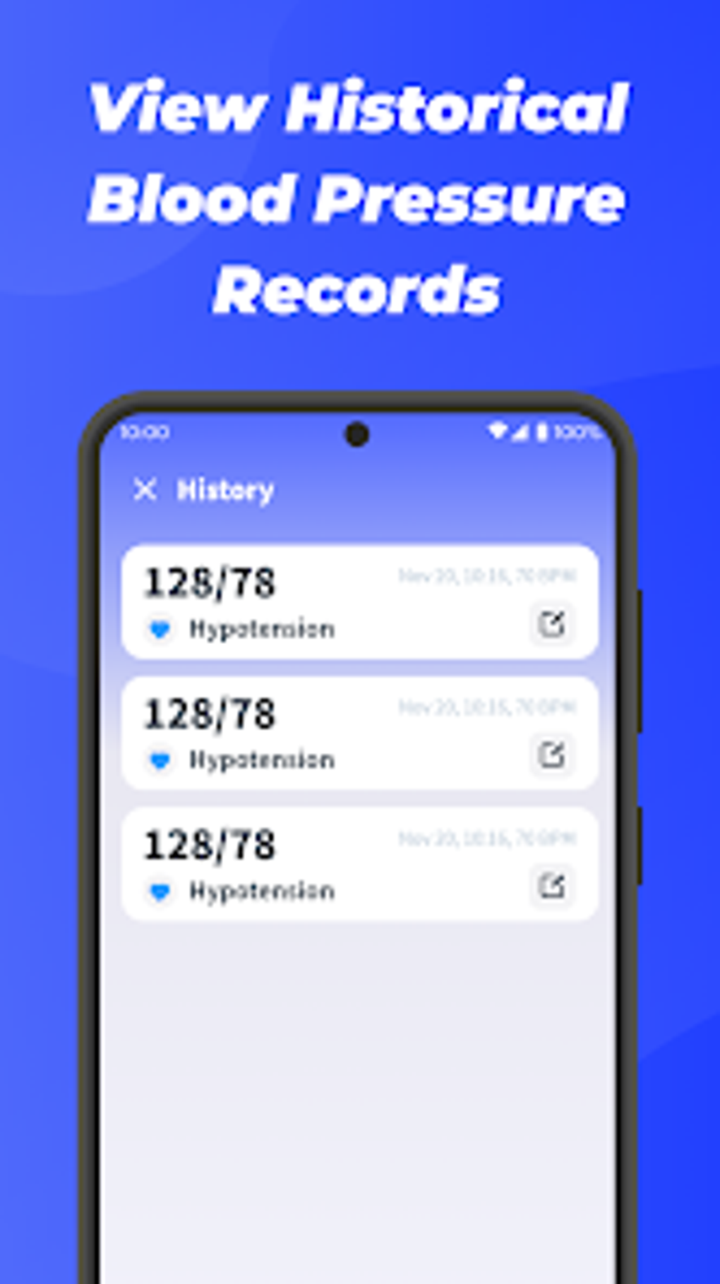 Blood Pressure Diary for Android - Download
