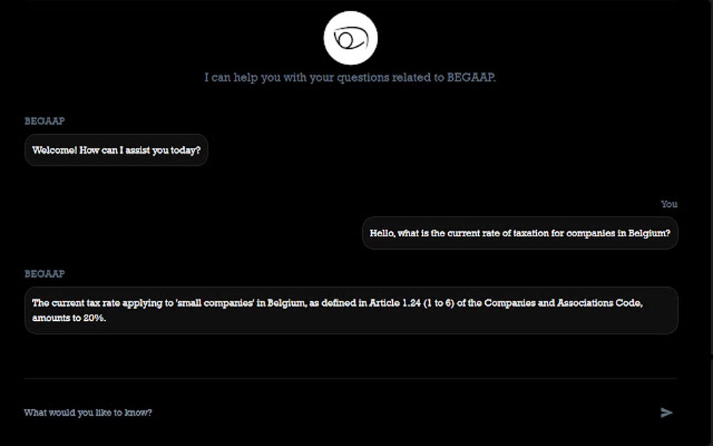 BEGAAP Chatbot for Google Chrome - Extension Download