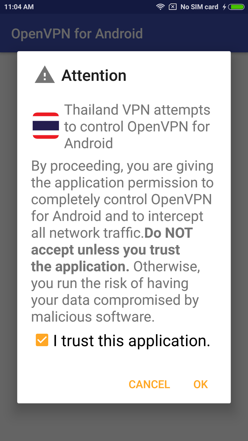 Android 용 Thailand VPN - for OpenVPN APK - 다운로드