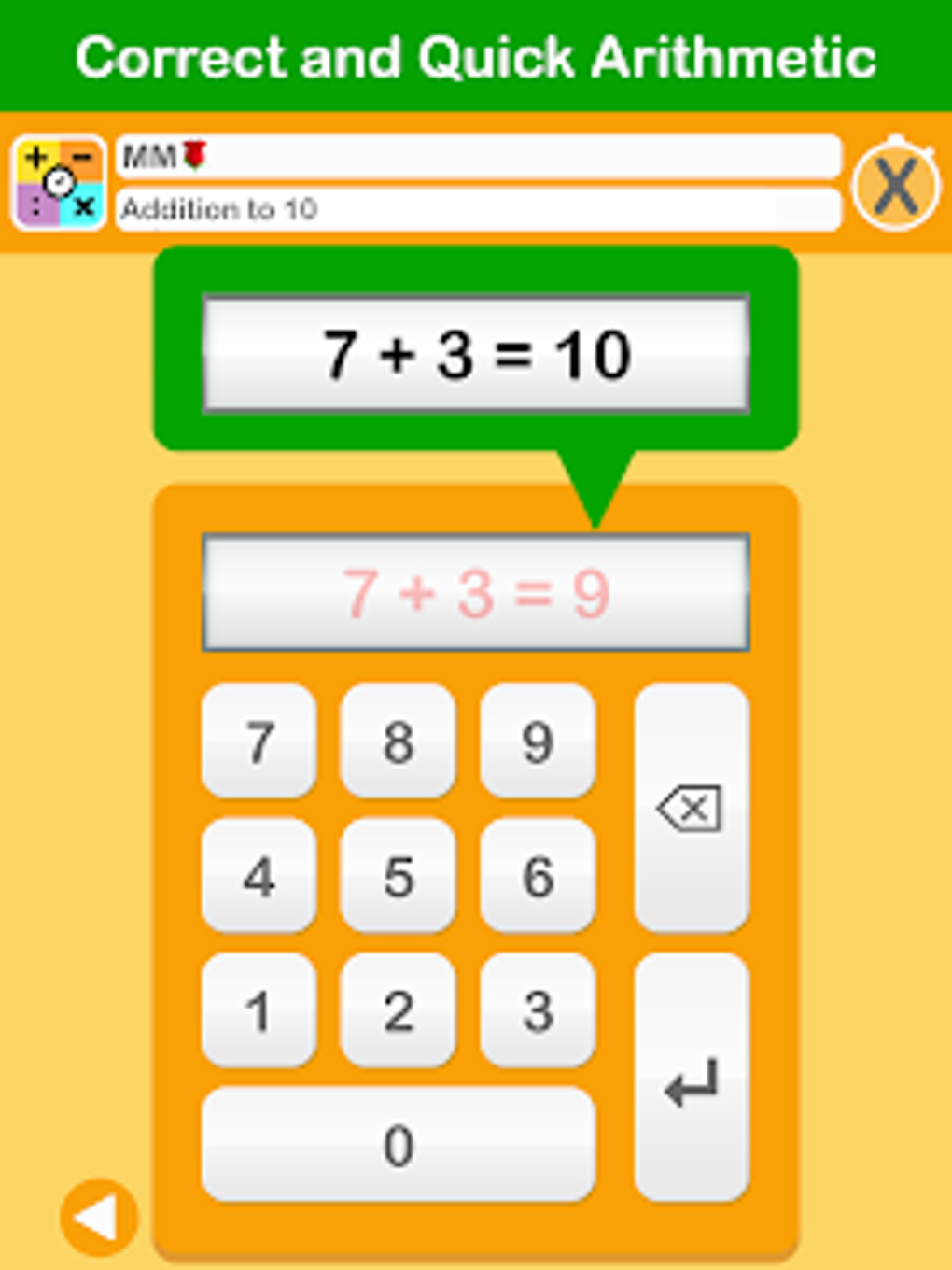 Correct and Quick Arithmetic for Android - Download