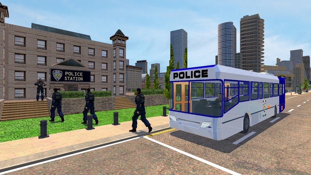 Police Bus Game: US Cops Coach for Android - Download