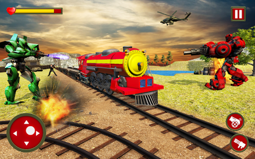 US Army Train Transform Robot Fight Robot Games pour Android - Télécharger