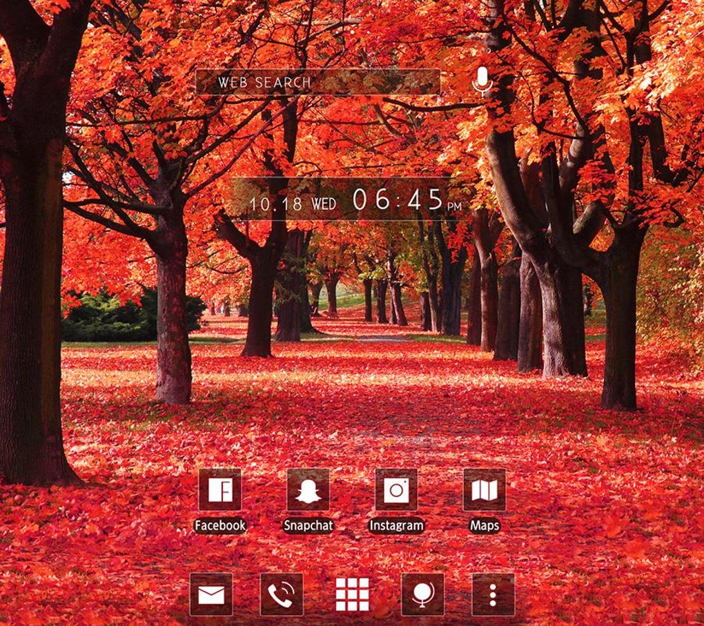 Autumn Trees wallpaper theme APK para Android - Descargar