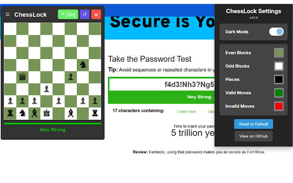 ChessLock für Google Chrome - Erweiterung Download