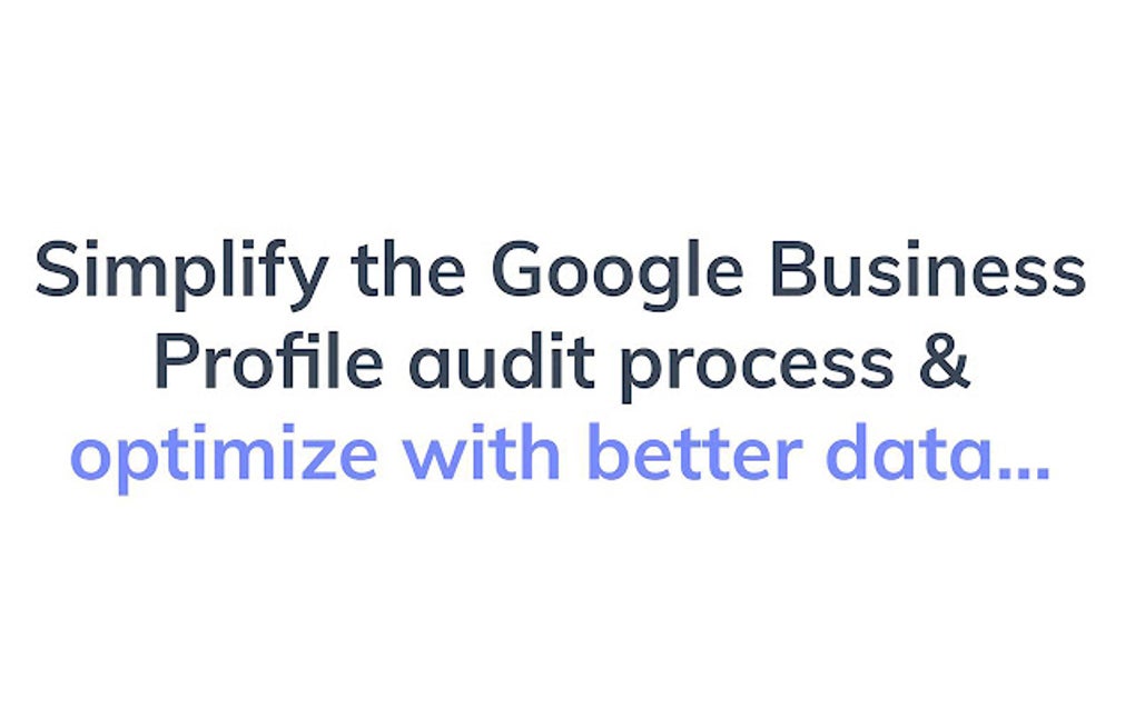 Phantom - GMB Audit Tool for Google Chrome - Extension Download