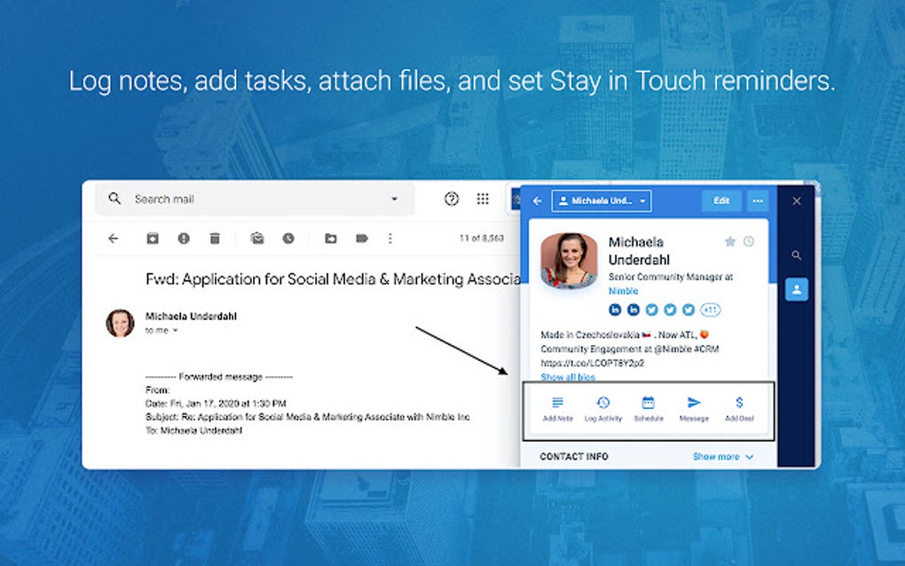 Nimble Prospector para Google Chrome - Extensión Descargar