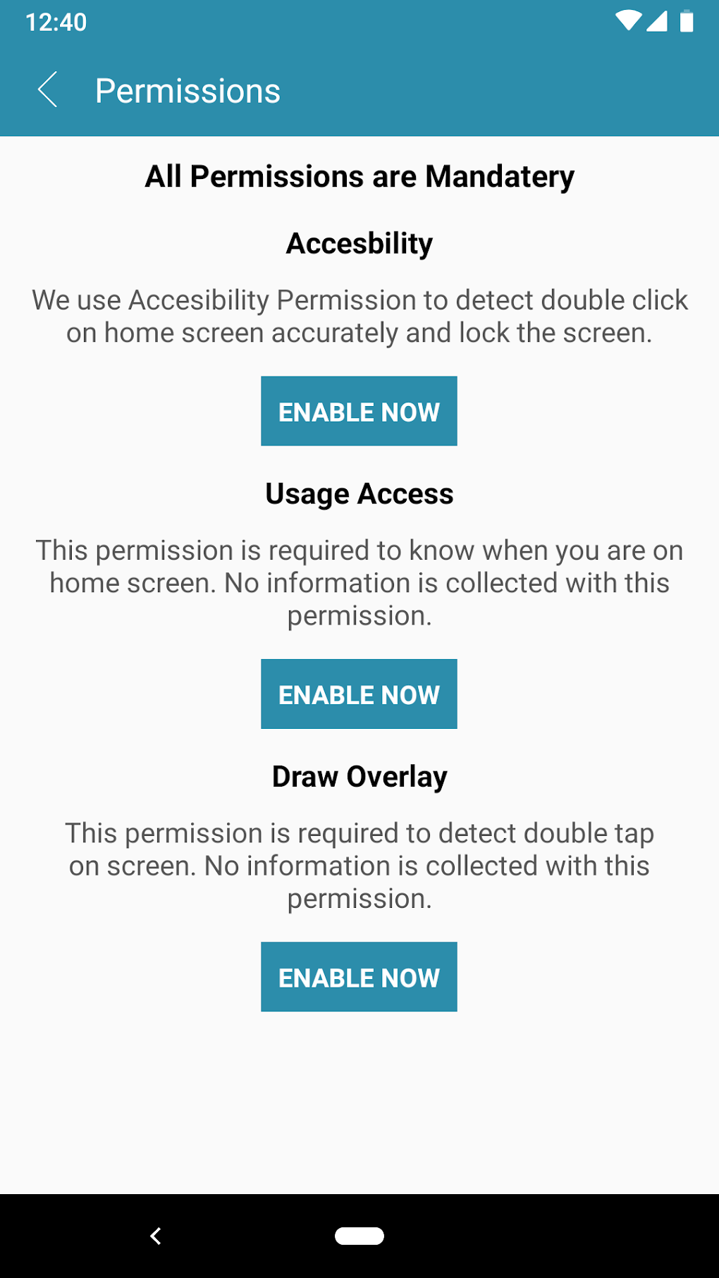Double Tap Screen on and off APK para Android - Descargar