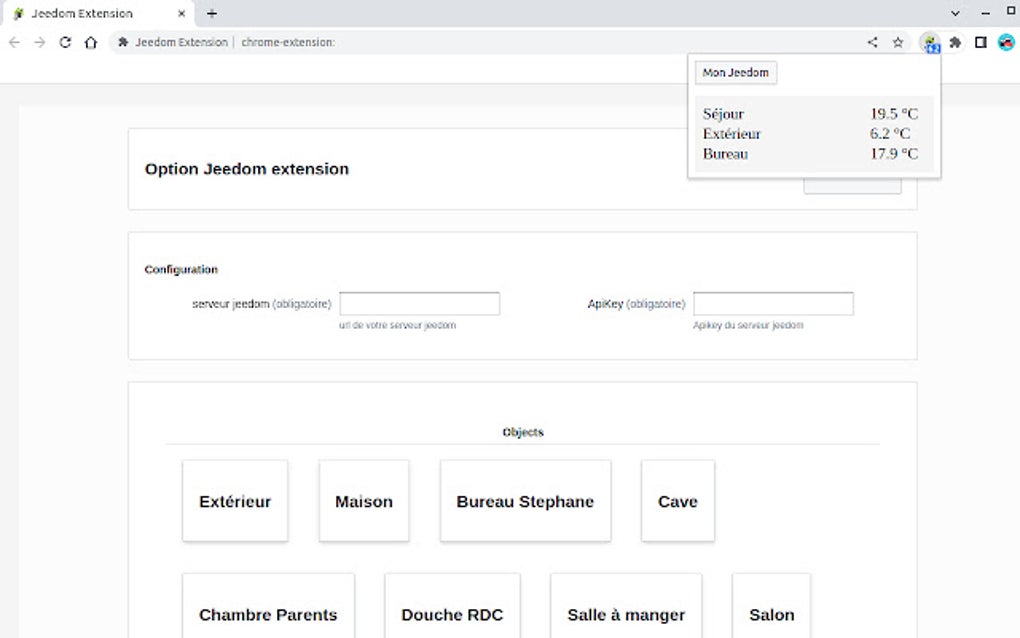 Jeedom Extension for Google Chrome - Extension Download