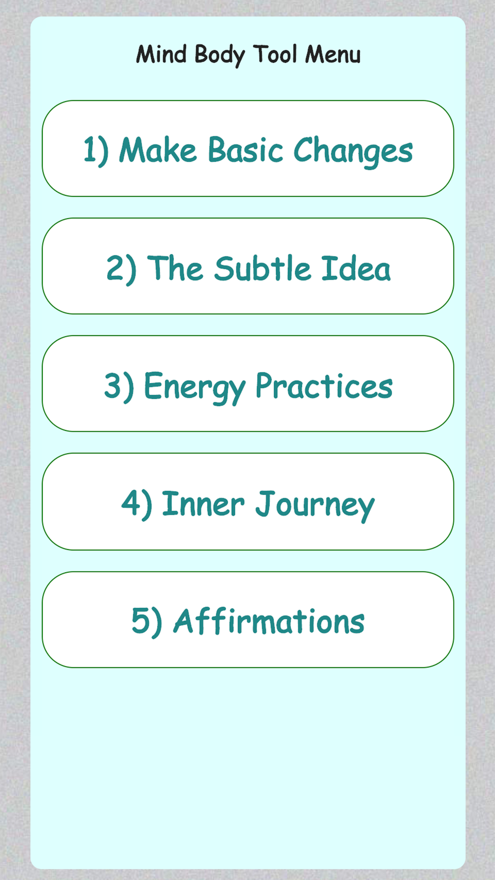 Mind Body Tool para iPhone - Descargar