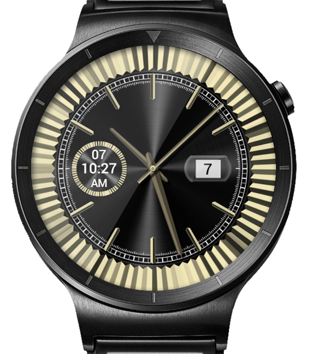 Dark Elegance HD WatchFace Widget Live Wallpaper for Android - Download
