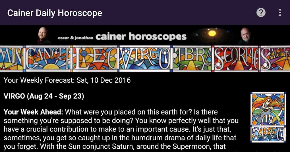 Cainer Daily Horoscopes APK for Android - Download