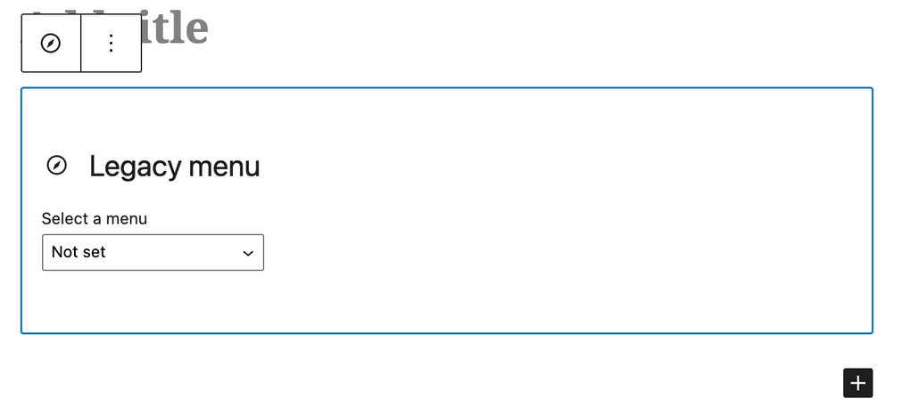 Classic Menu Block for WordPress - Download