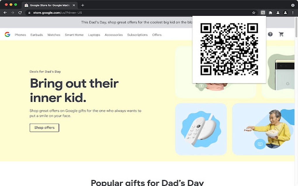 QR Code Generator Google Chrome için - Eklenti İndir