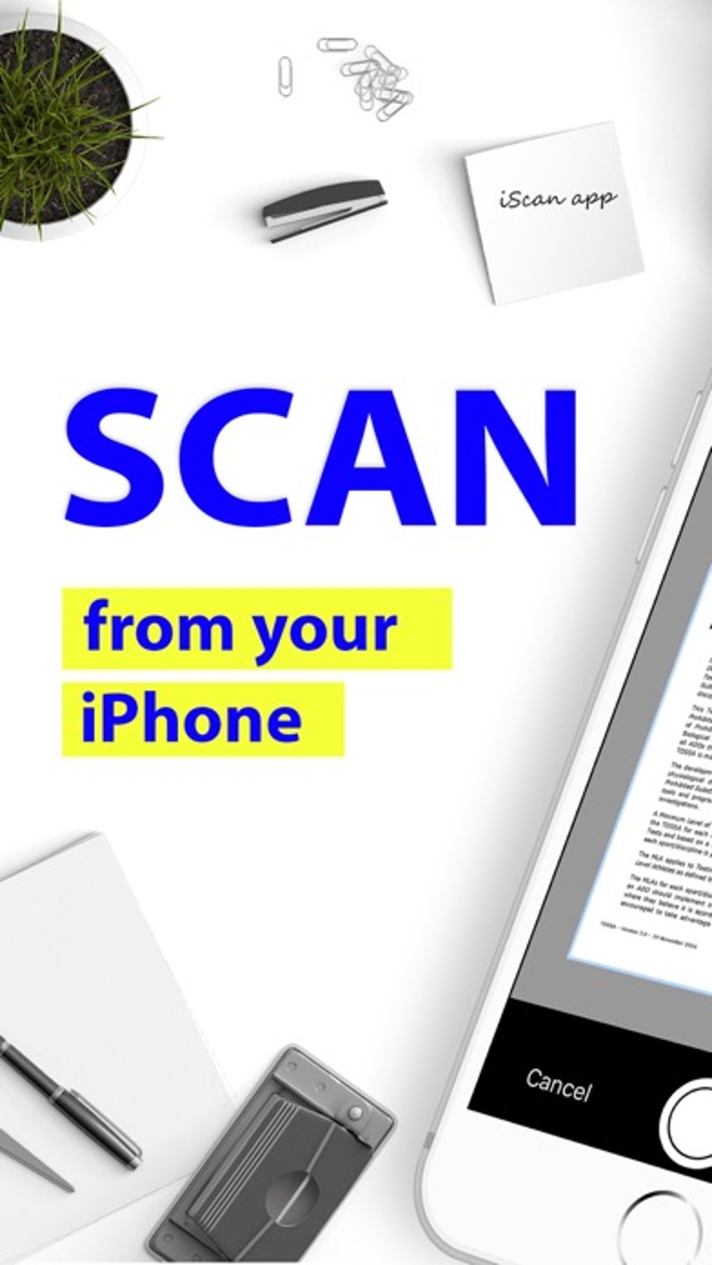 iScan - PDF Document Scanner para iPhone - Descargar