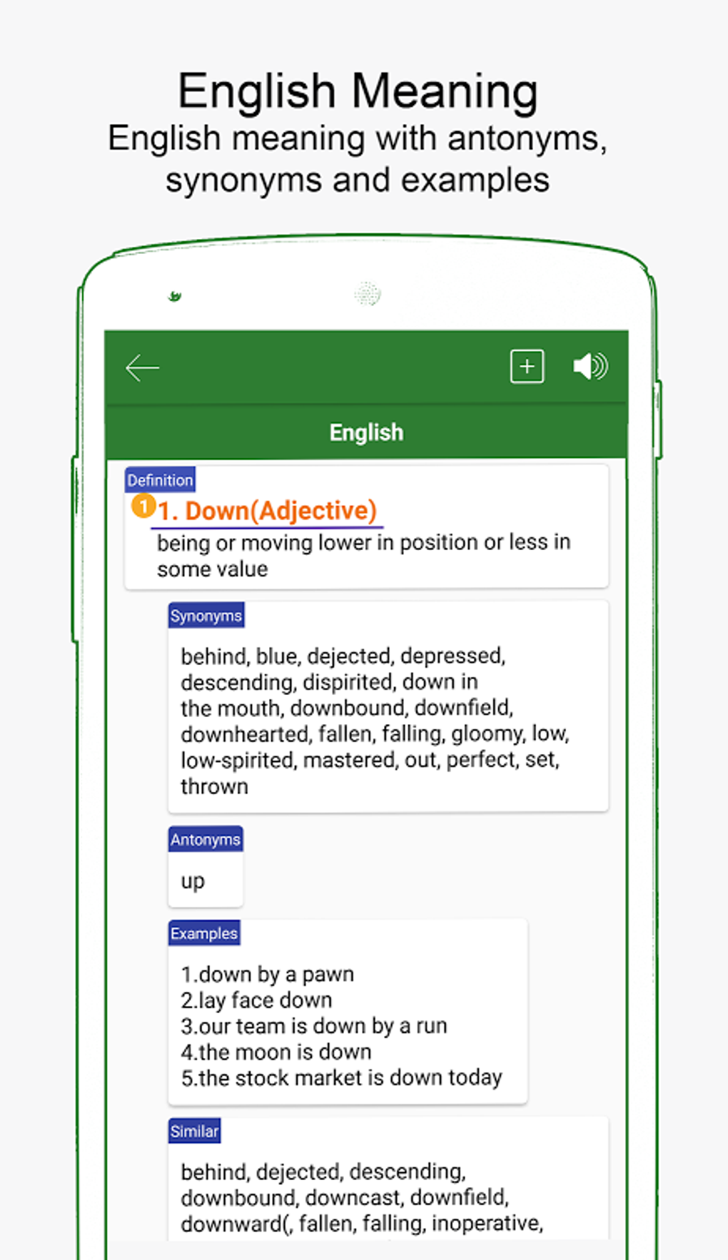 English Hindi Dictionary APK pour Android - Télécharger