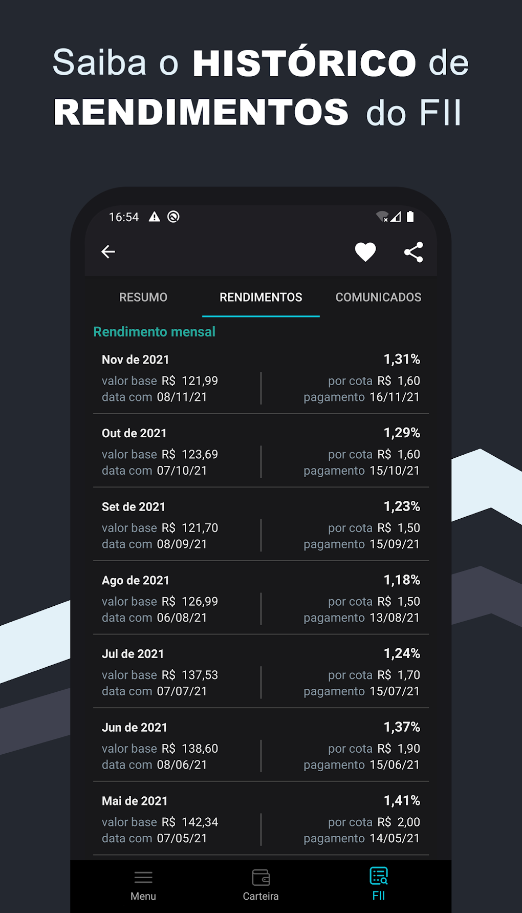 Finy FII - Fundos Imobiliários para Android - Download