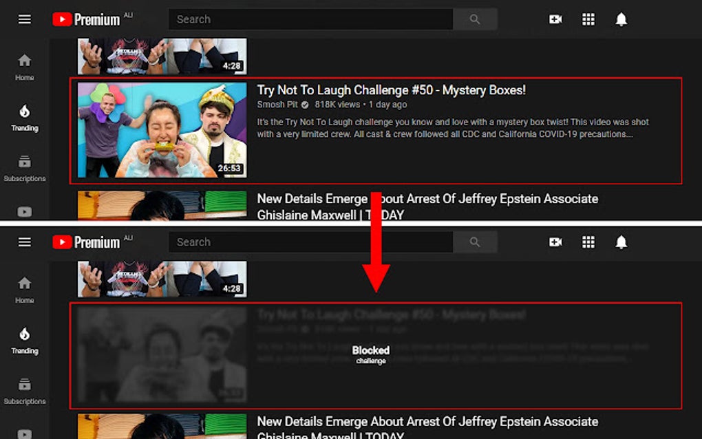 YouFocus - YouTube Filter for Google Chrome - Extension Download