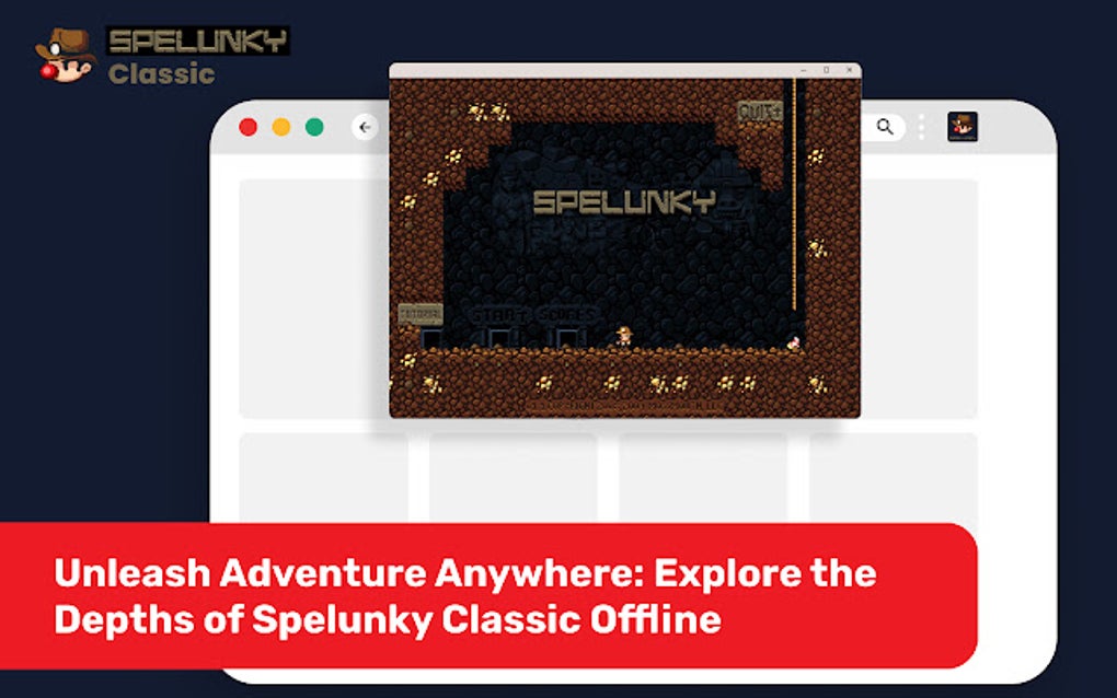 Spelunky Classic Google Chrome 용 - 확장 프로그램 다운로드