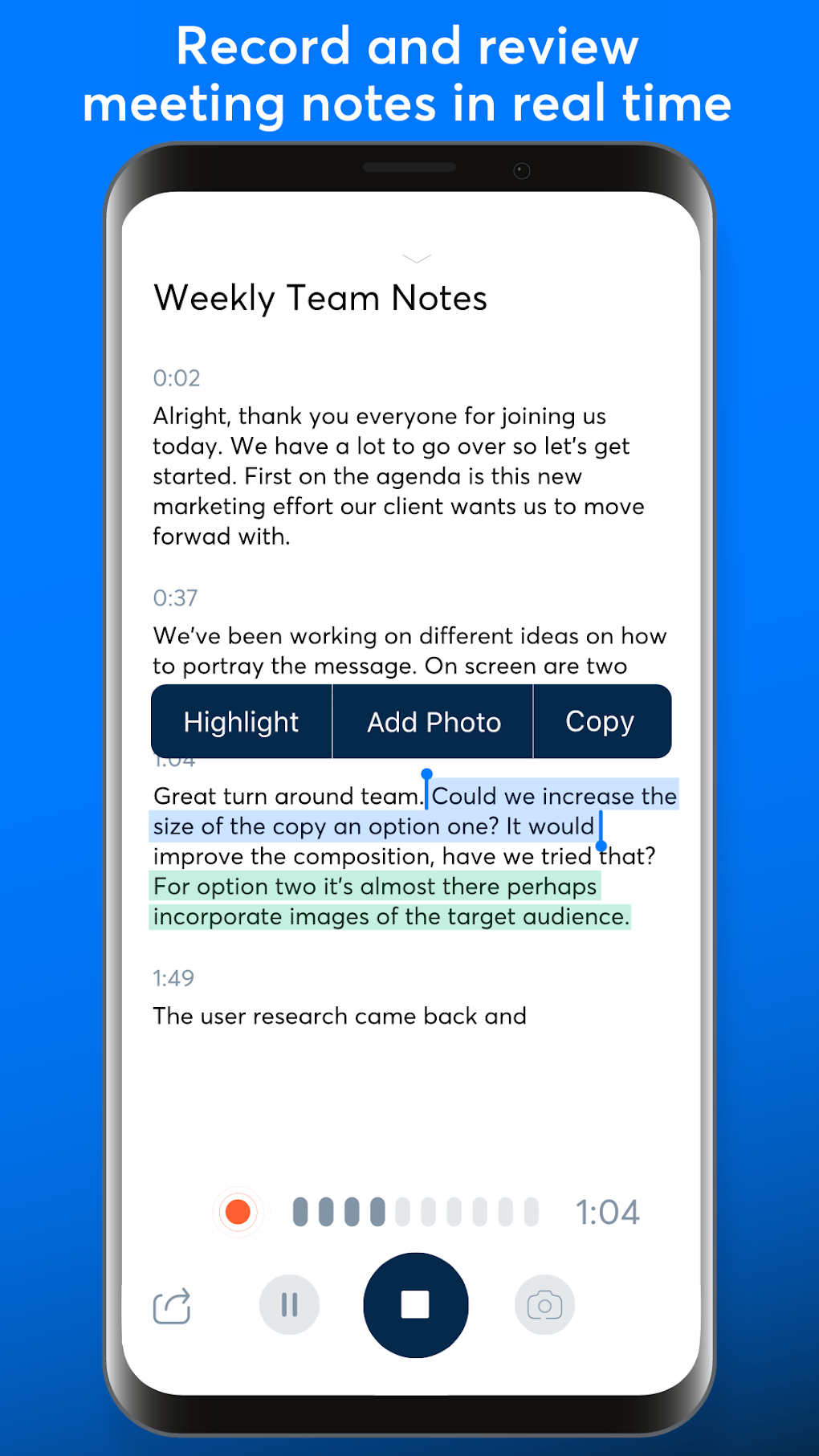 Otter Transcribe Meeting Note APK Para Android Descargar