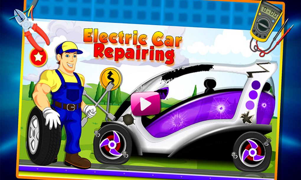Electric Car Repairing - Auto Mechanic Workshop APK for Android - Download