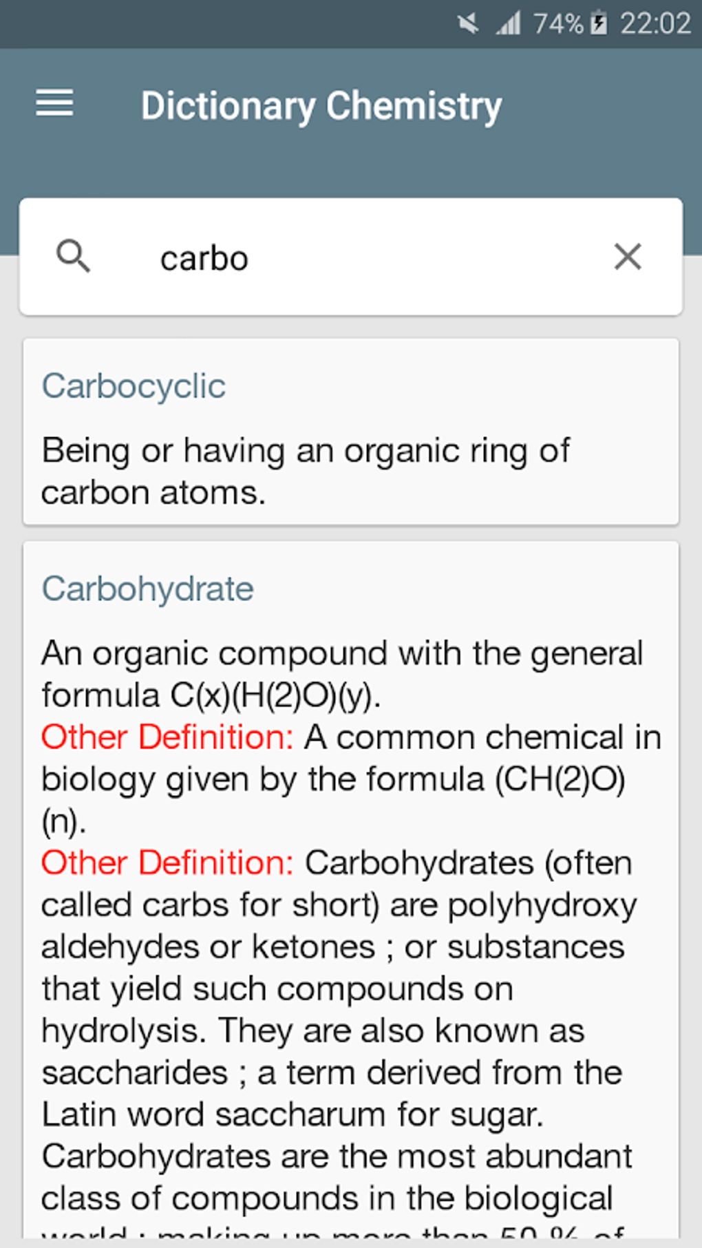 Chemistry Dictionary APK for Android - Download