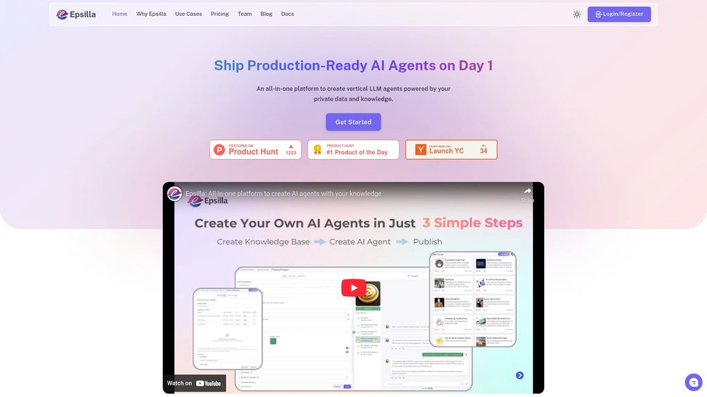 AI 챗봇를 위한 Epsilla - 리뷰, 기능 및 사용 사례
