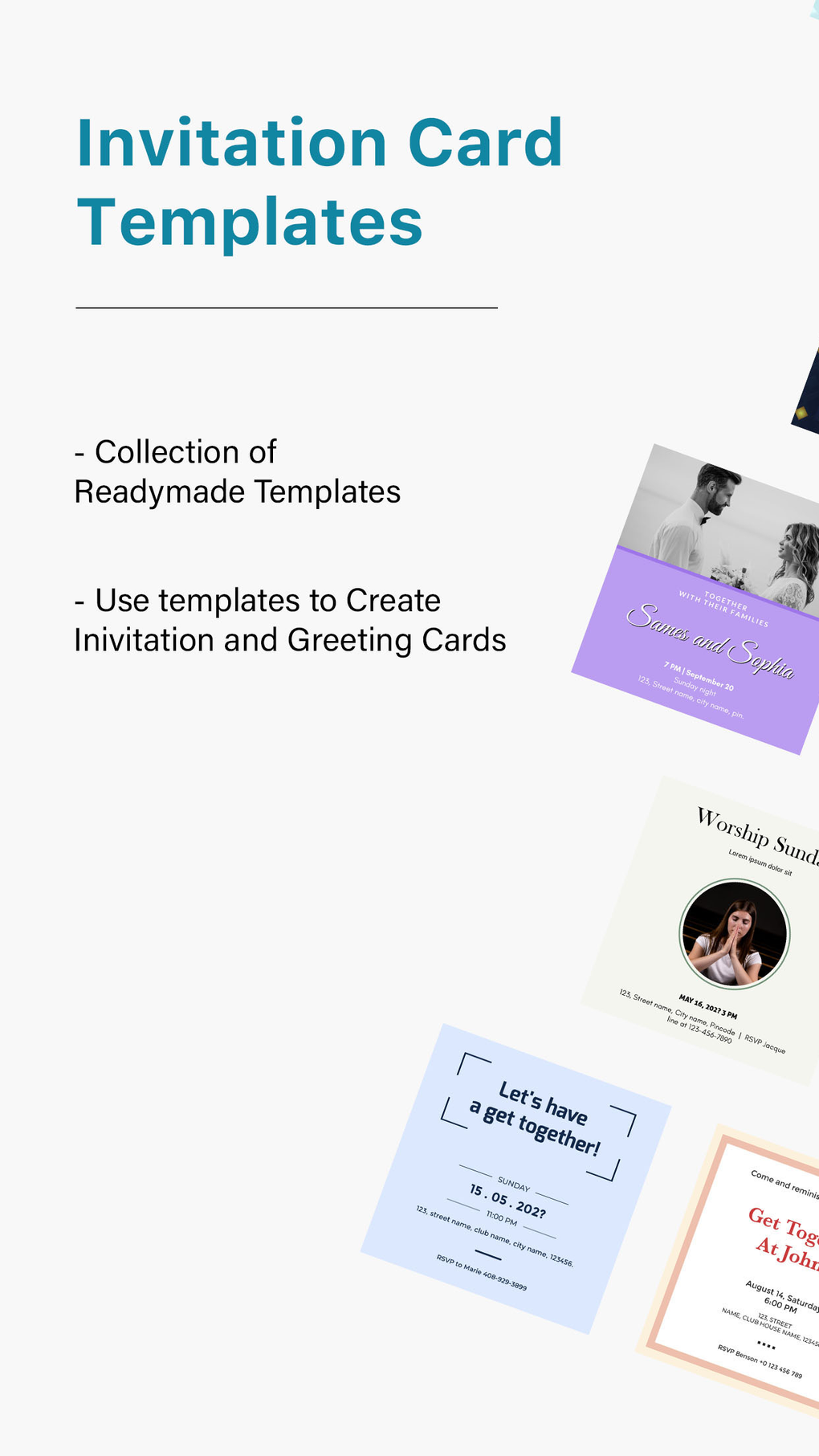 Invitation Card Maker-Greeting для iPhone — Скачать