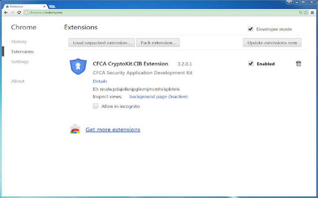 CFCA CryptoKit.CIB Extension for Google Chrome - Extension Download