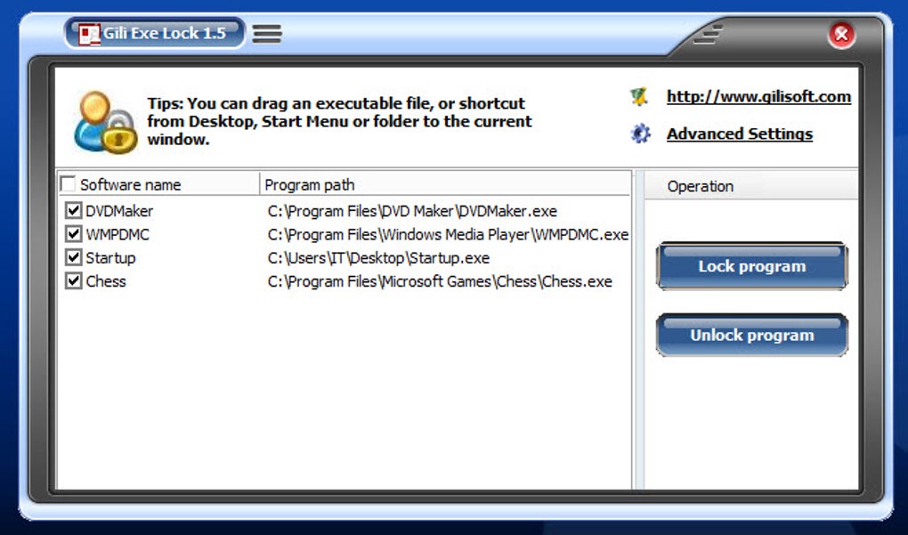 Gili Exe Lock - Download