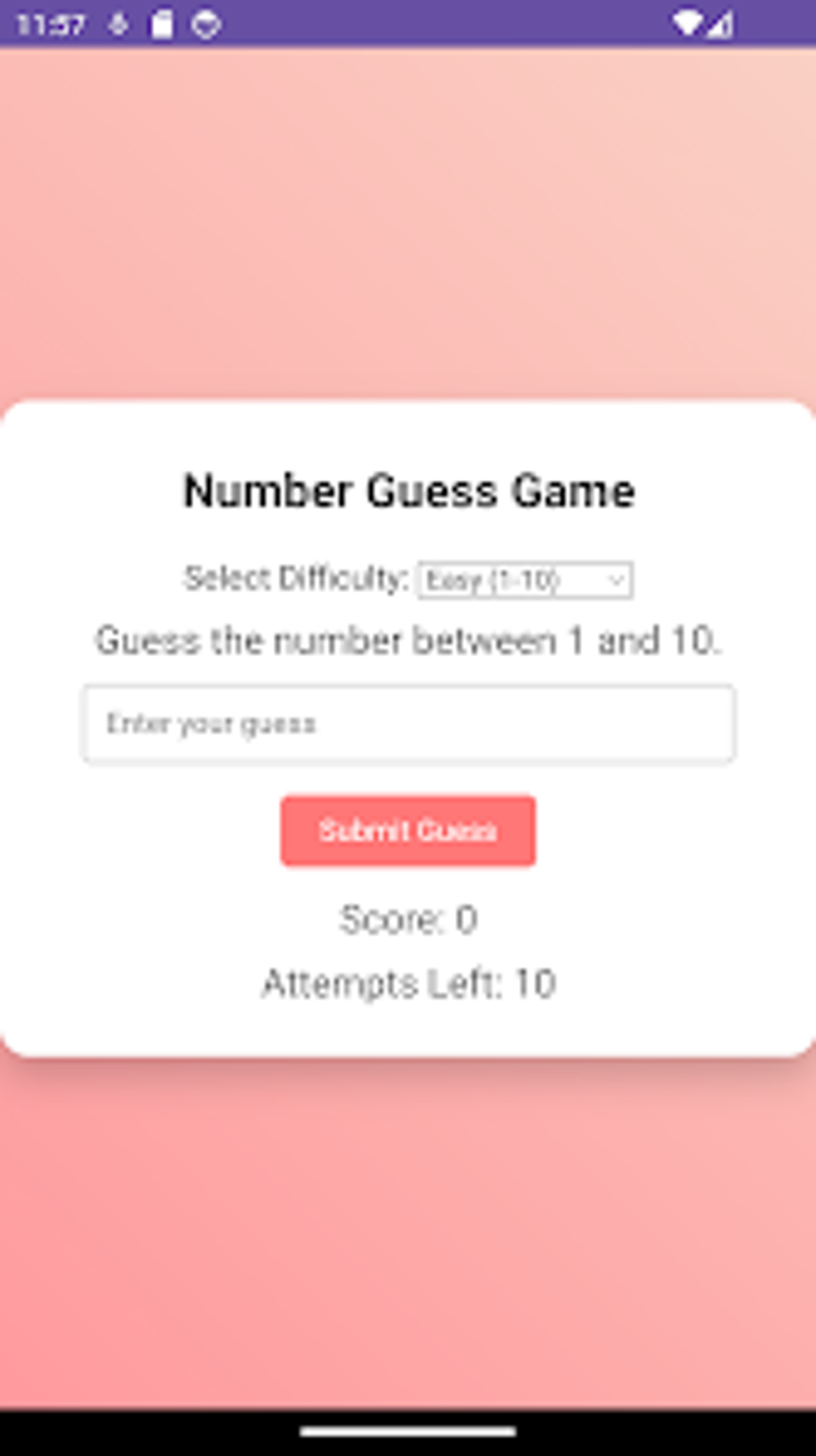 Number Guess Game para Android - Descargar