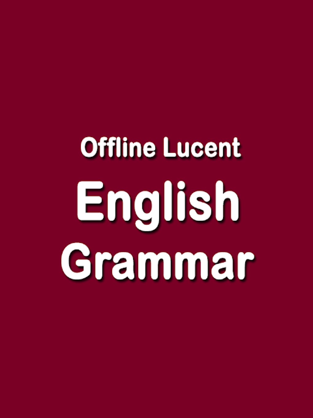 English Grammar Offline Lucent Book APK Para Android Descargar