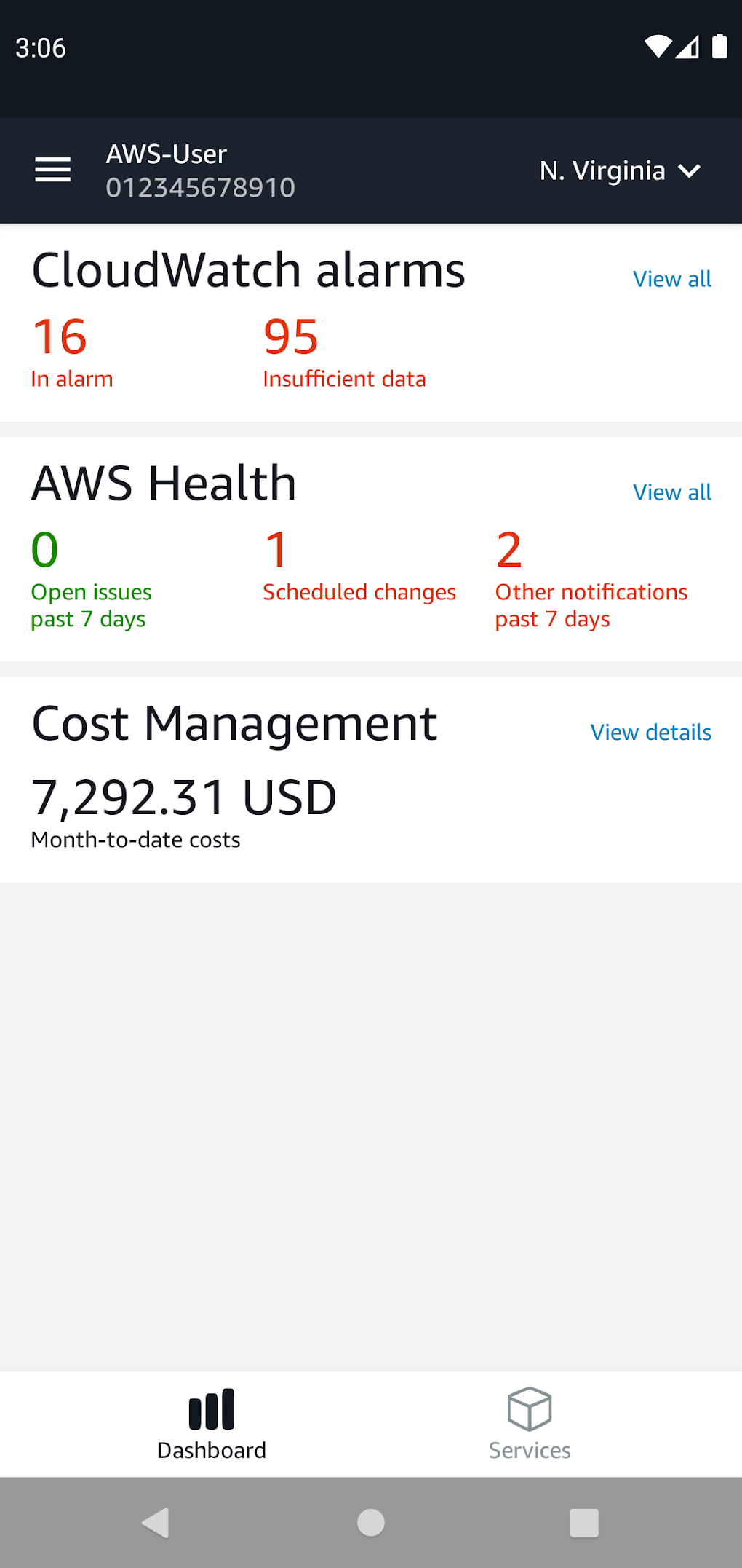 AWS Console APK para Android - Descargar