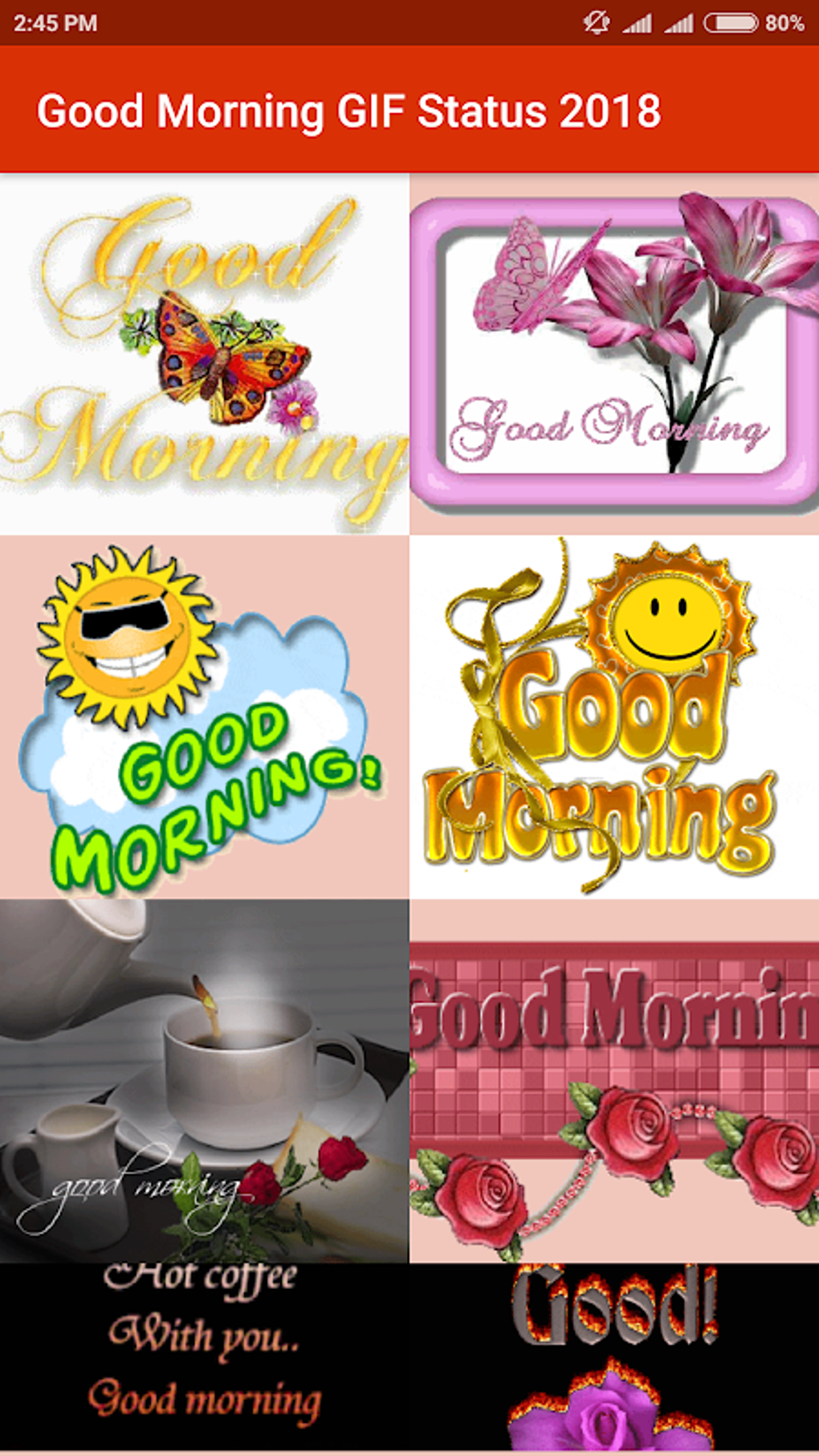 Android 용 Good Morning GIF Status 2020 APK - 다운로드